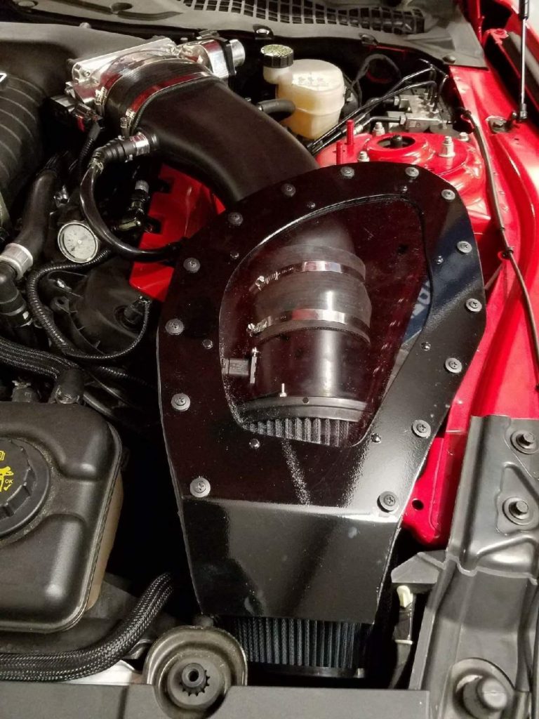 N-PD13 PMAS Short Ram Air Intake System 15-18 Mustang 5.0 with Roush ...